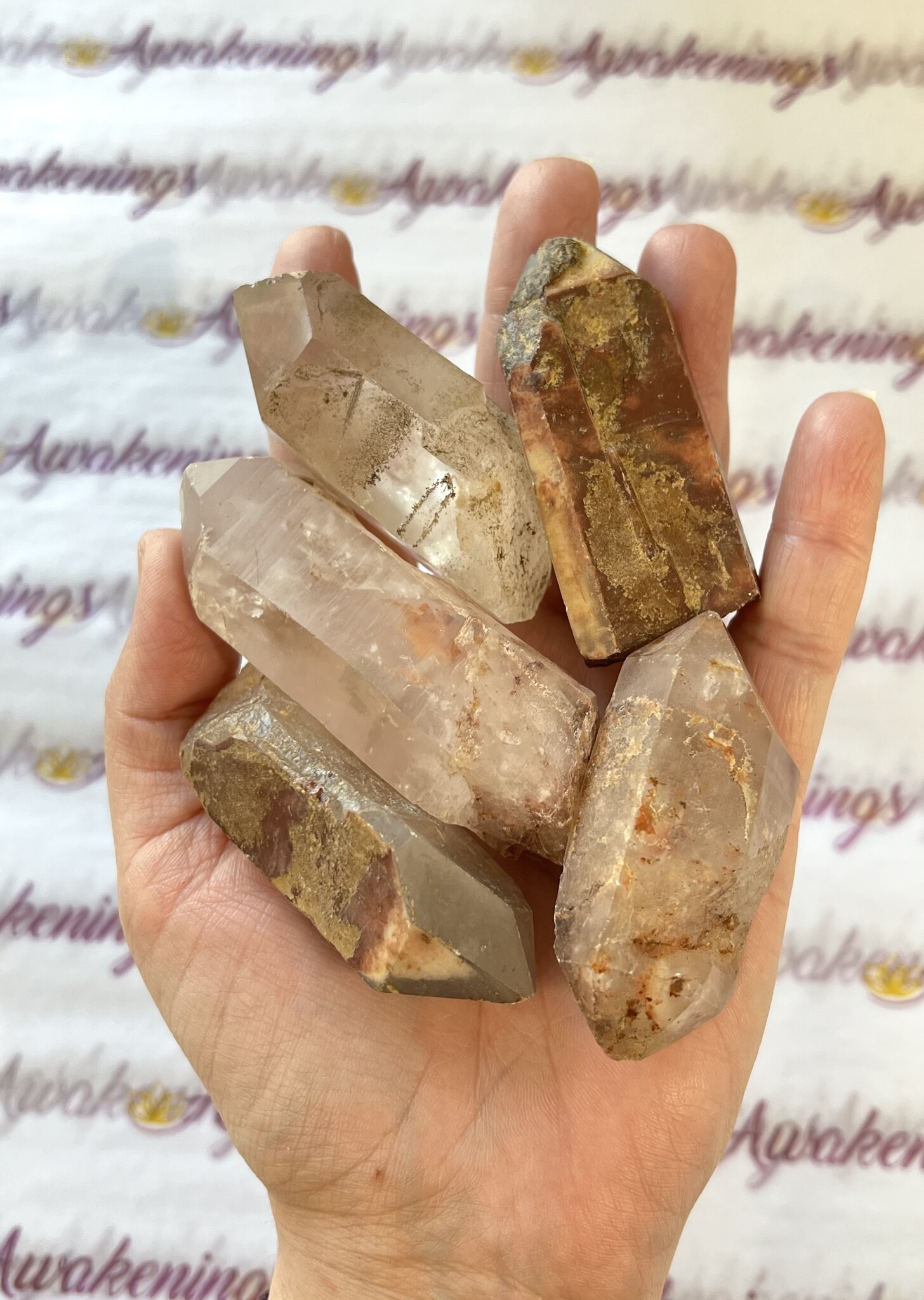 Lithium Quartz Points - Large Rough Raw Natural - Awakenings