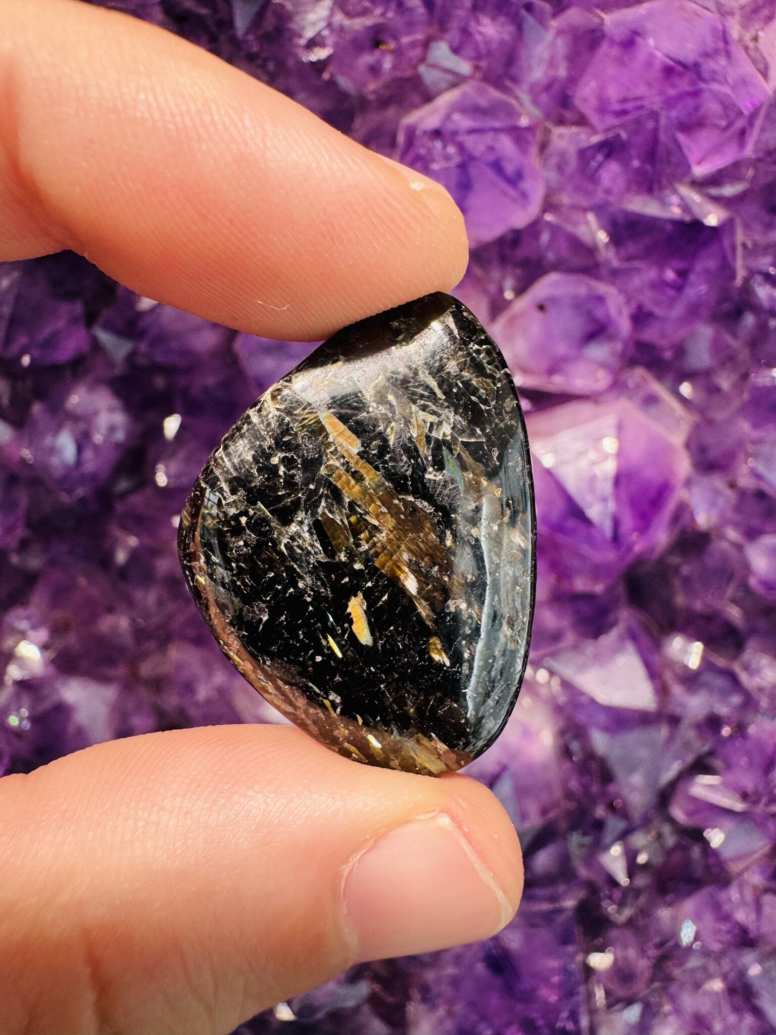 Nuummite (Greenland) Large - Tumbled - Awakenings