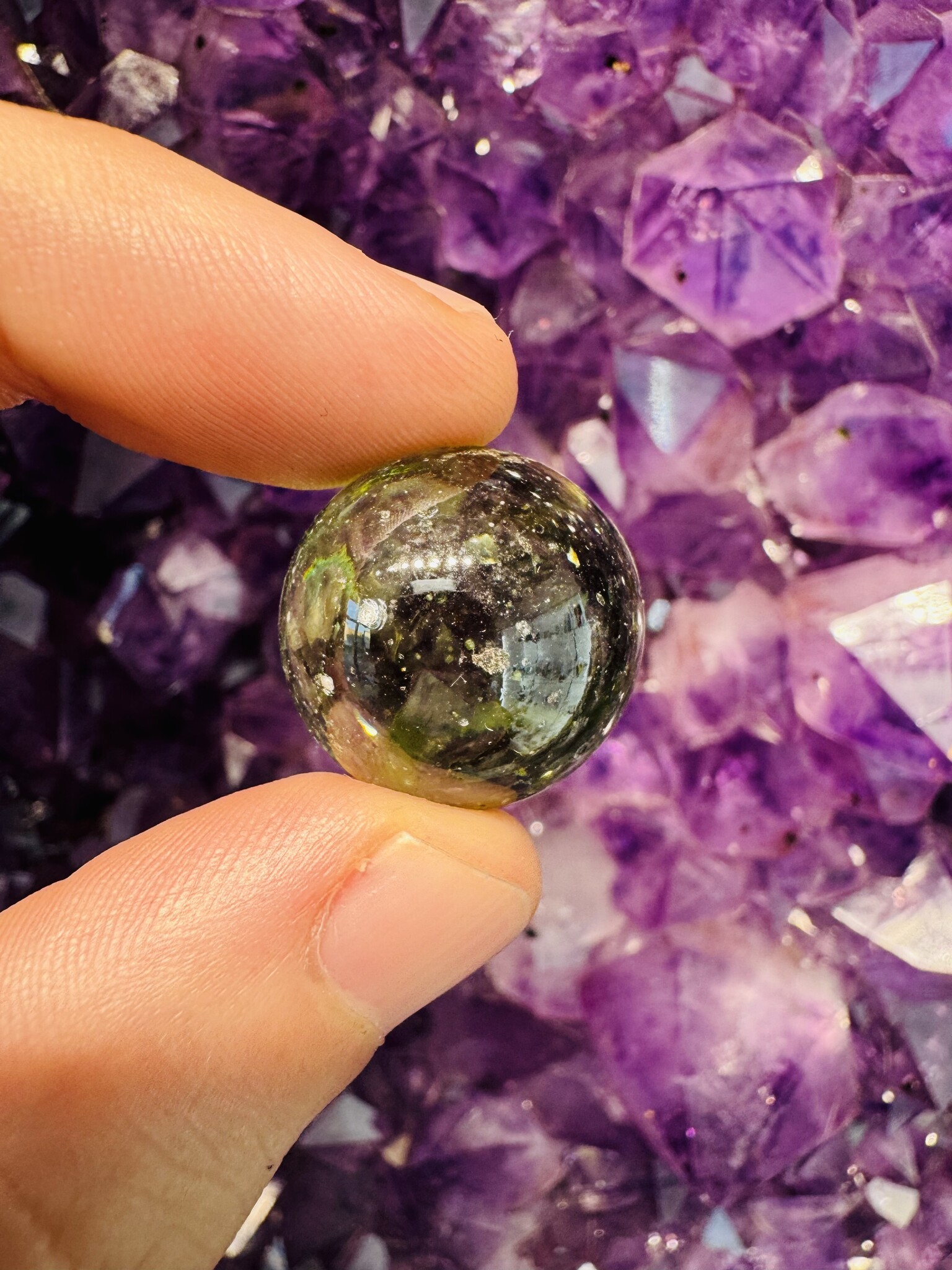 GAIA Stone (Helenite) Sphere - Awakenings