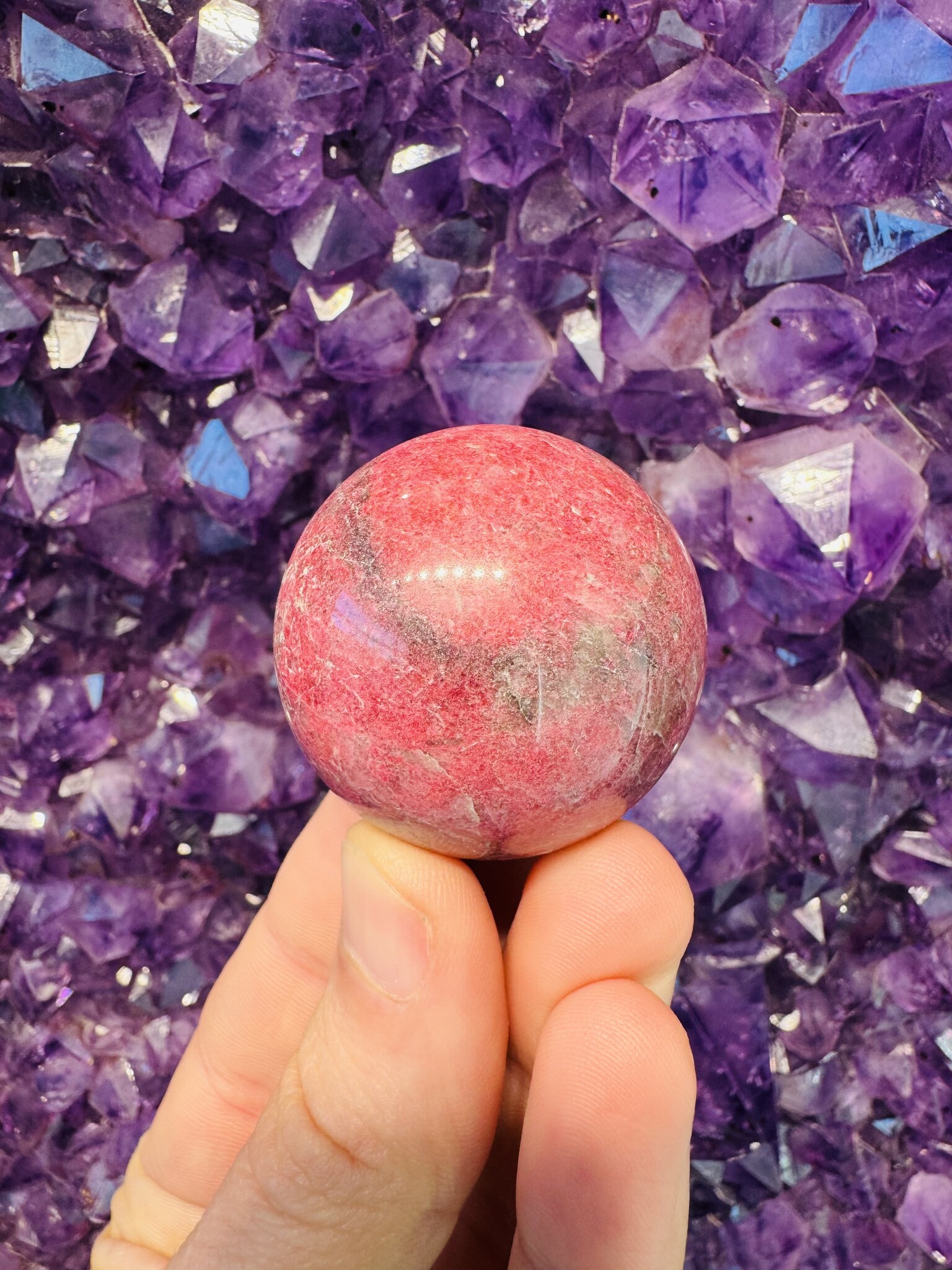 Thulite Sphere - 40mm - Awakenings