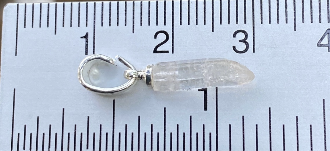 Burmese Phenakite Pendant 2 Sterling Silver