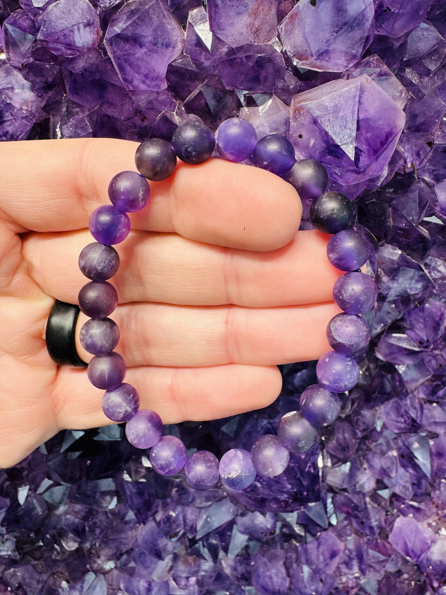 Amethyst (Matte) Bracelets - 8mm - Awakenings
