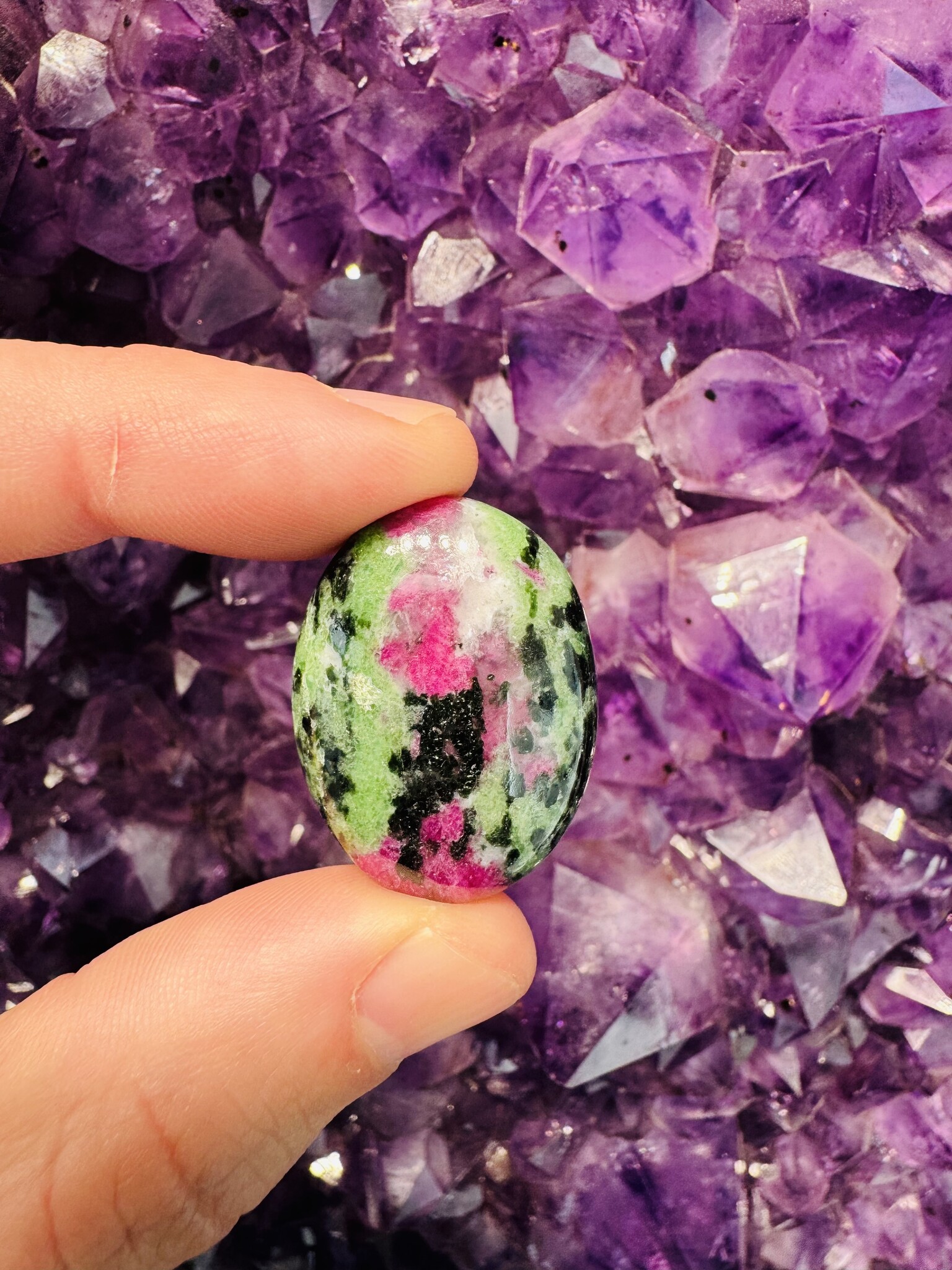 Ruby Zoisite (AAA Grade) Palms - Awakenings