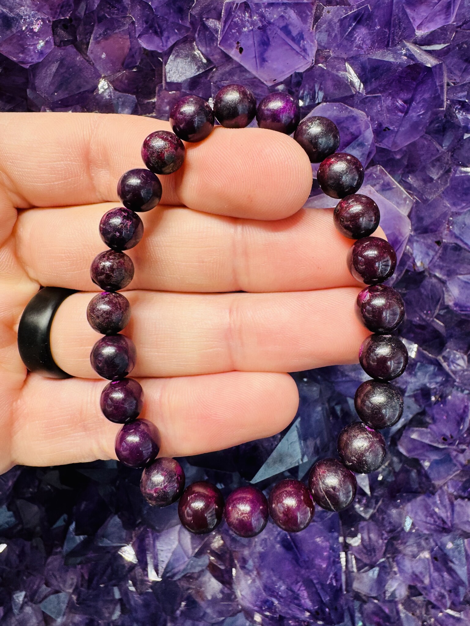 Purple Sugilite Bracelet - 8mm - Awakenings