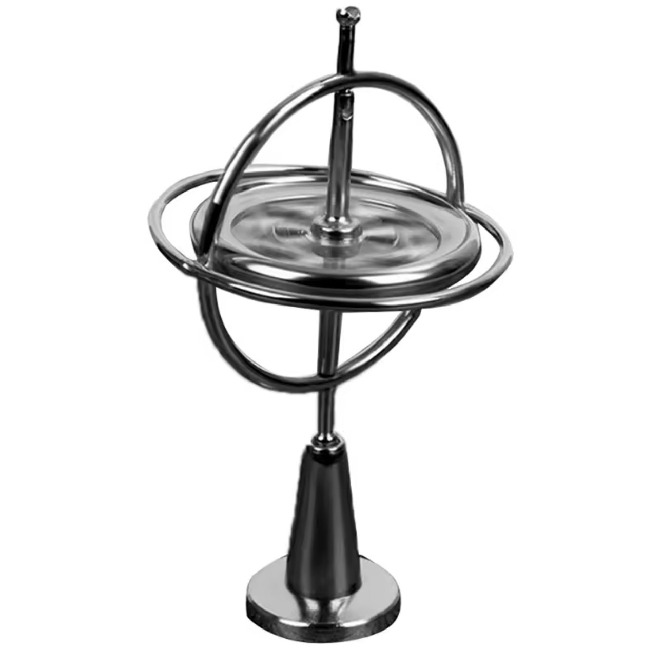 Mechanical Gyroscope Self Balancing Anti - Gravity - 4" Black - Office ...