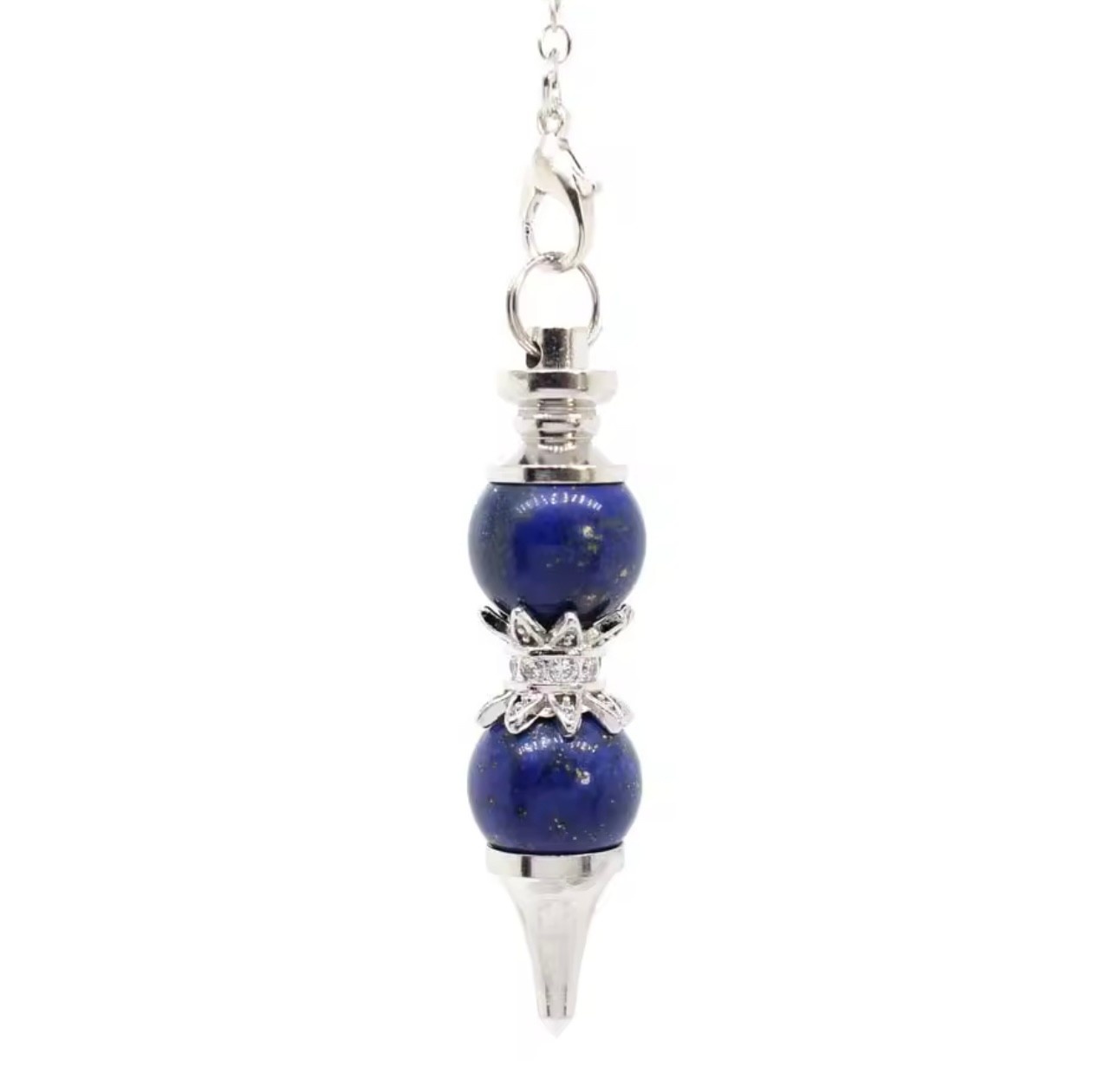 Lapis Lazuli Pendulums - Double Round Sephoroton Dowsing Divination ...
