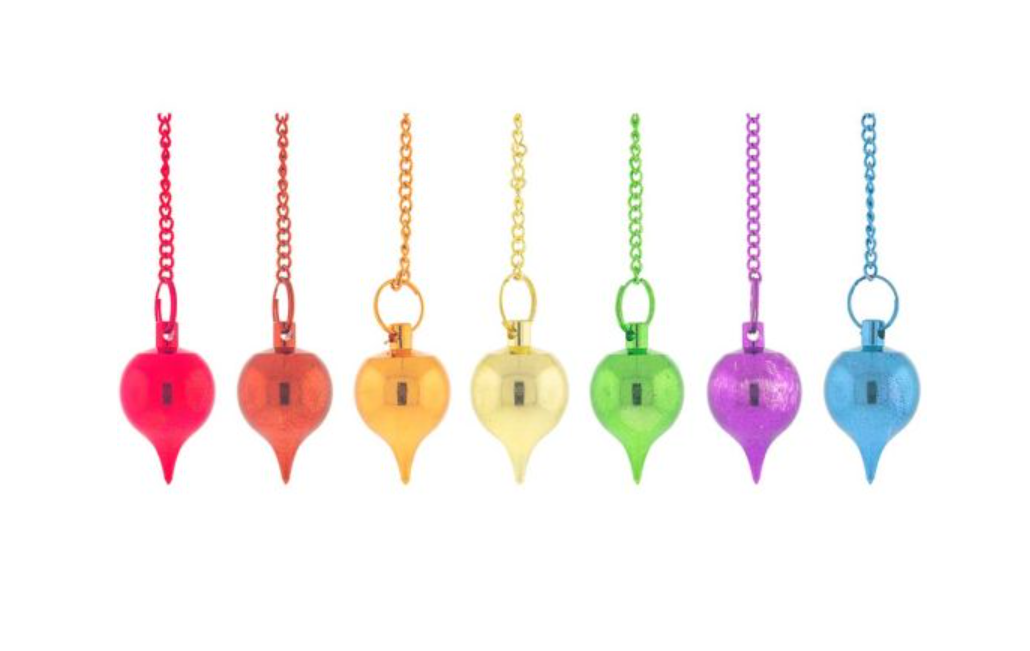 Metal (Dark Blue) Pendulums - Round Sephoroton Dowsing Divination Dark ...