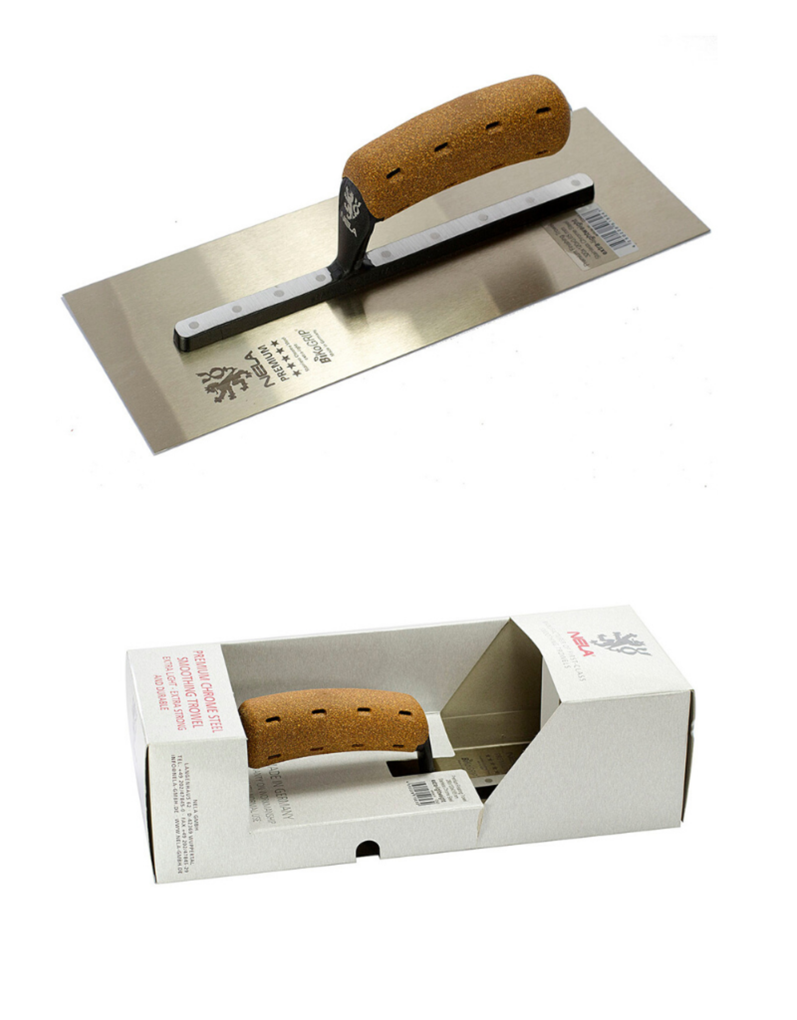 Premium Gold Chrome Stainless Steel Trowel - Painted Earth