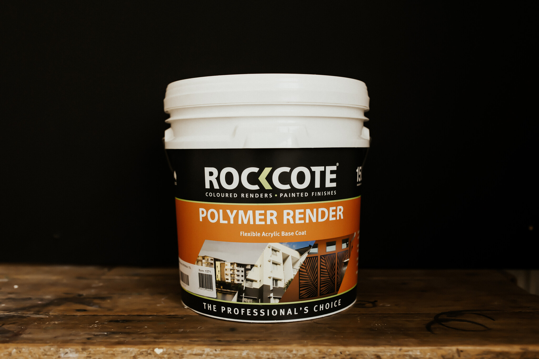 ROCKCOTE Polymer Render Grey 15L - Painted Earth