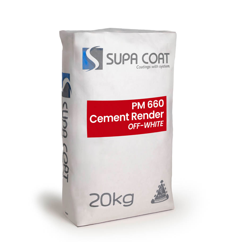 Supacoat PM 660 Cement Render Off White 20KG - Painted Earth