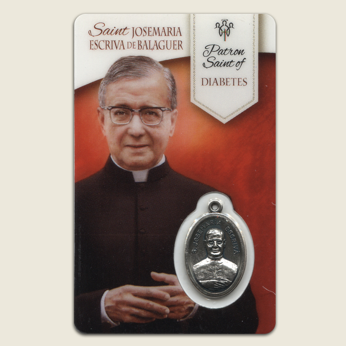 St Josemaria Escriva Healing Prayer Card - Fatima Gift Shop