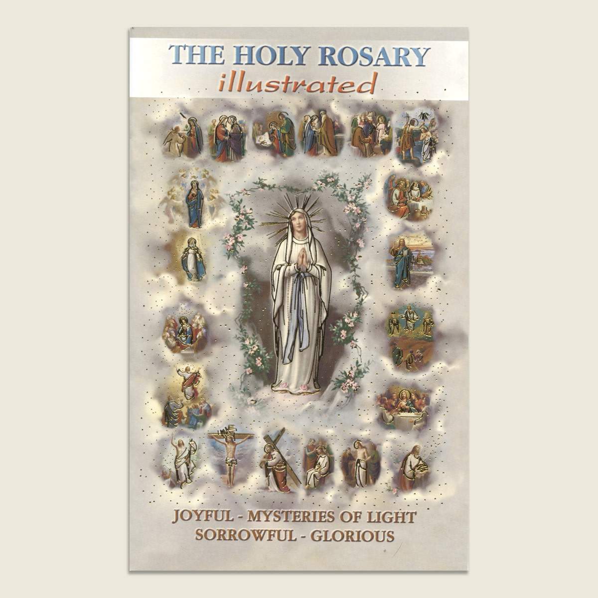 HR-03 - The Holy Rosary Illustrated (Pocket) - Fatima Gift Shop