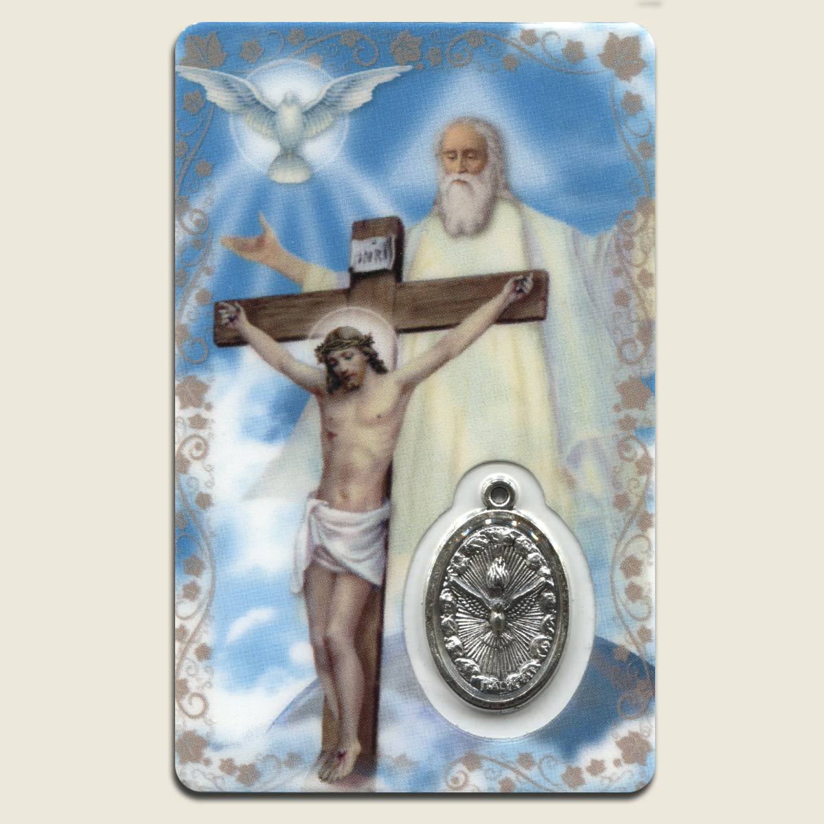 Holy Trinity Prayer Card - Fatima Gift Shop