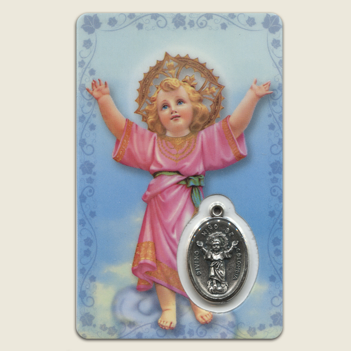 Infant Jesus Prayer Card Divine Child - Fatima Gift Shop