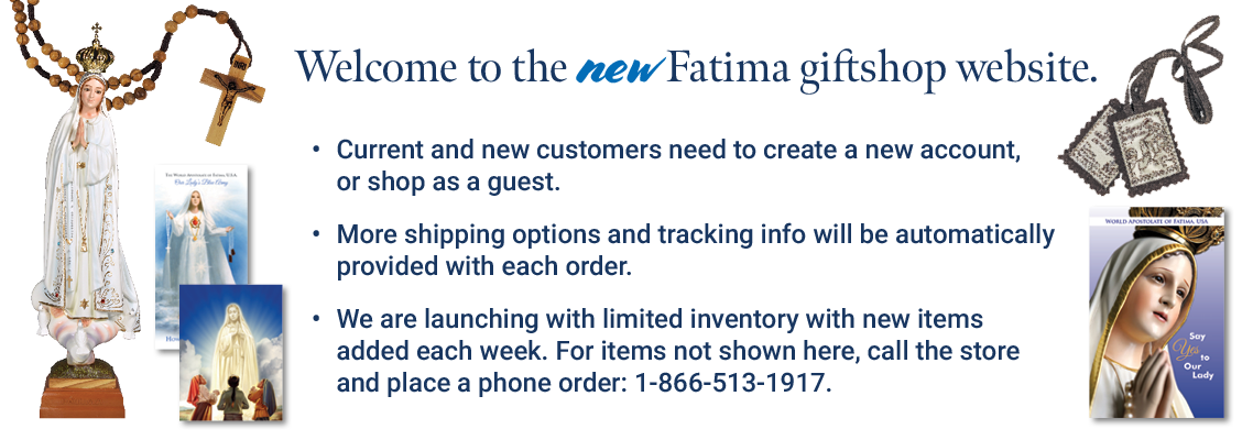 World Apostolate of Fatima Gift Shop - Fatima Gift Shop