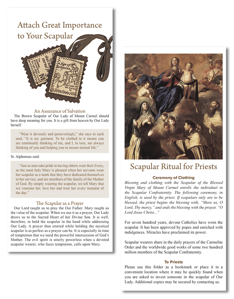 072022 - Attach Great Importance to Your Brown Scapular/Scapular Ritual ...