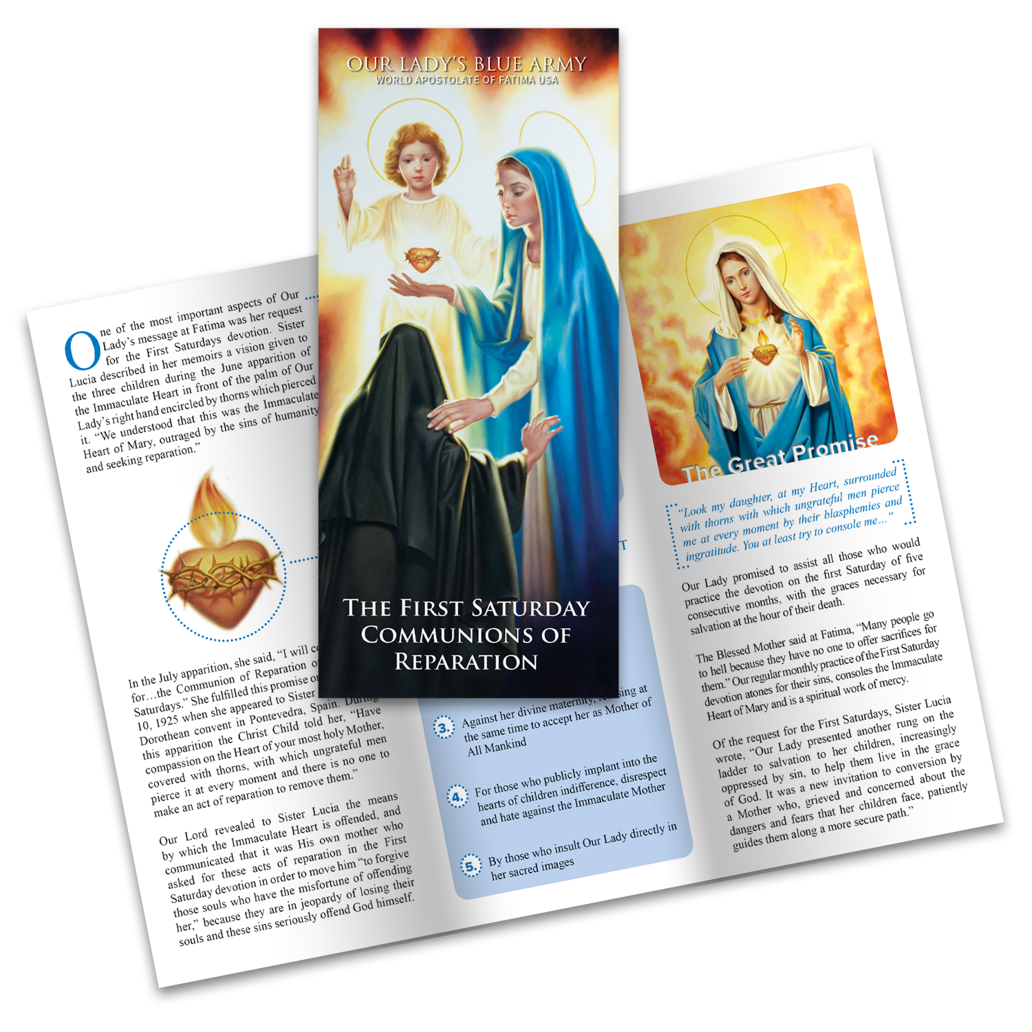 First Saturday Devotion Brochure - Fatima Gift Shop