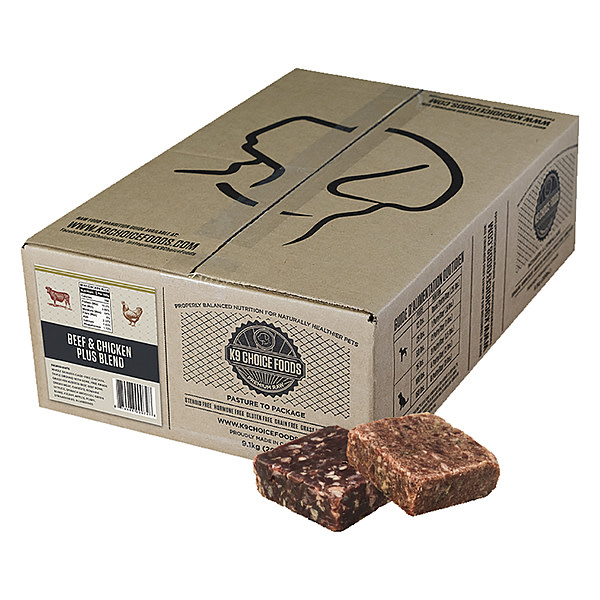 K9 Choice Chicken & Beef Combo 20lb x .5lb - The Barkstreet Market