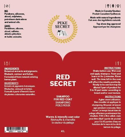 PEKE Red Secret 500ml - La Niche à Luna