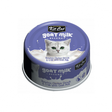 Kit Cat pâté Poulet & Crabe au lait de Chèvre 70mg - La Niche à Luna