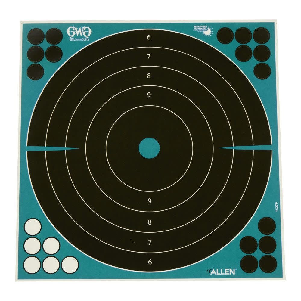 Girls With Guns Splash Adhesive Bullseye Target - A1 Tactical Outdoors