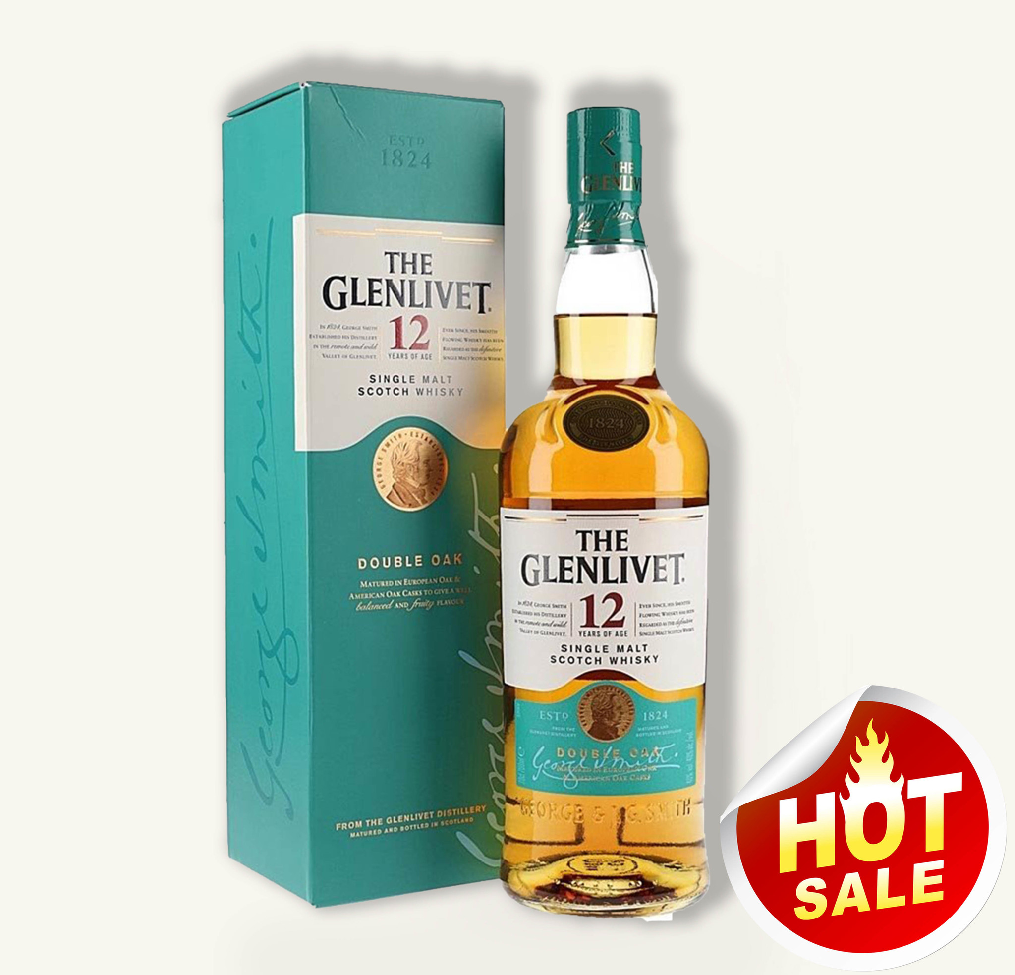 The Glenlivet 12Yr Double Oak 750ml $42 FREE DELIVERY - Uncle Fossil Wine&Spirits