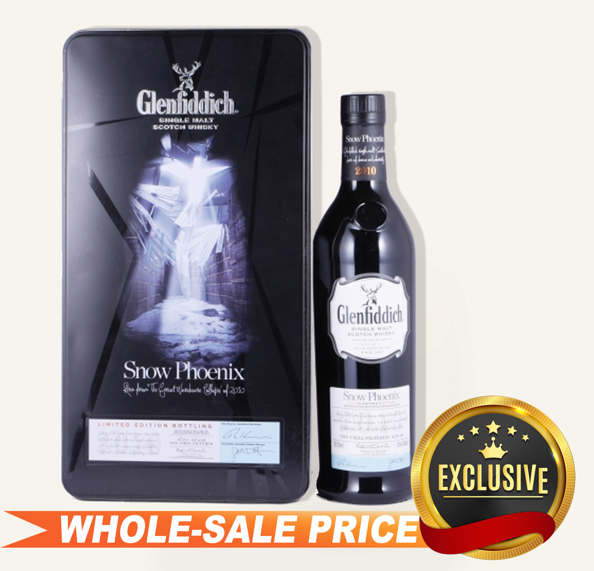 Glenfiddich Snow Phoenix 2010 Whisky Limited Edition $1188 FREE DELIVE ...