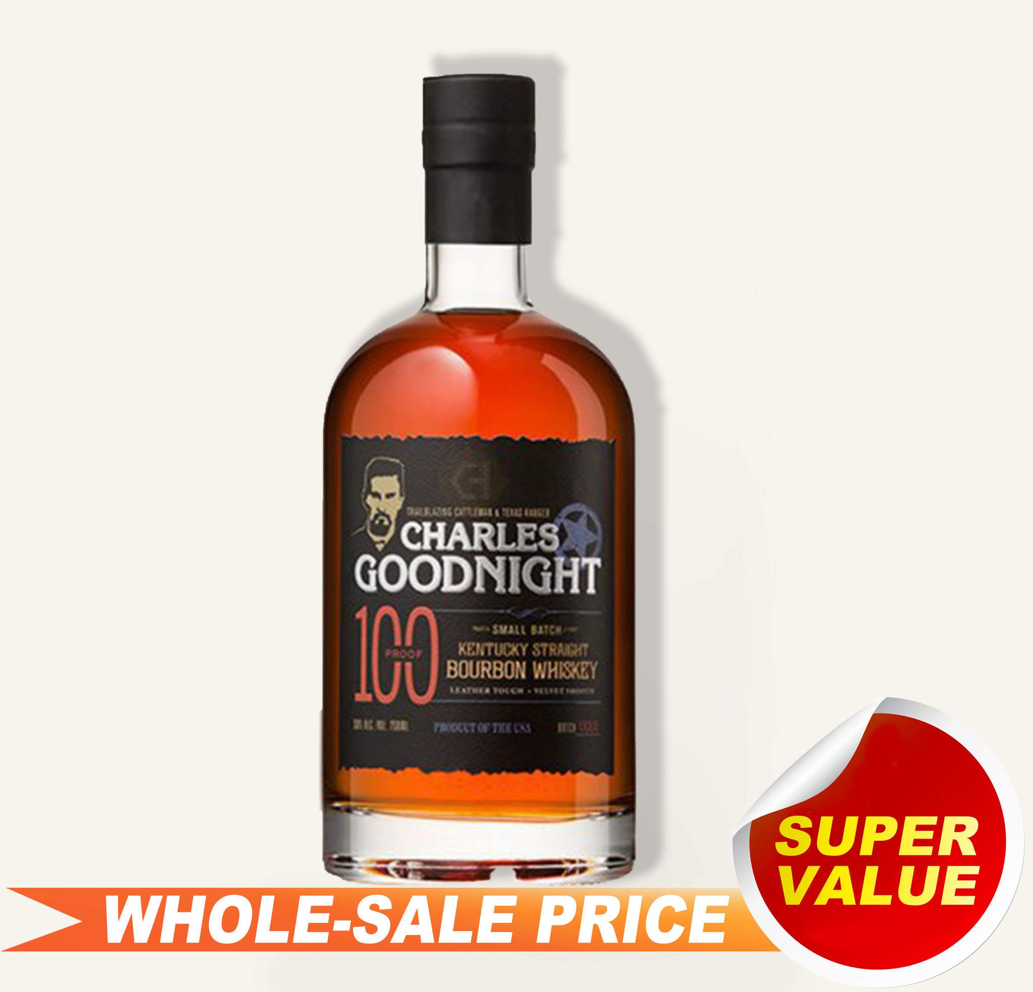 Charles Goodnight 100 750ml $40 FREE DELIVERY - Uncle Fossil Wine&Spirits