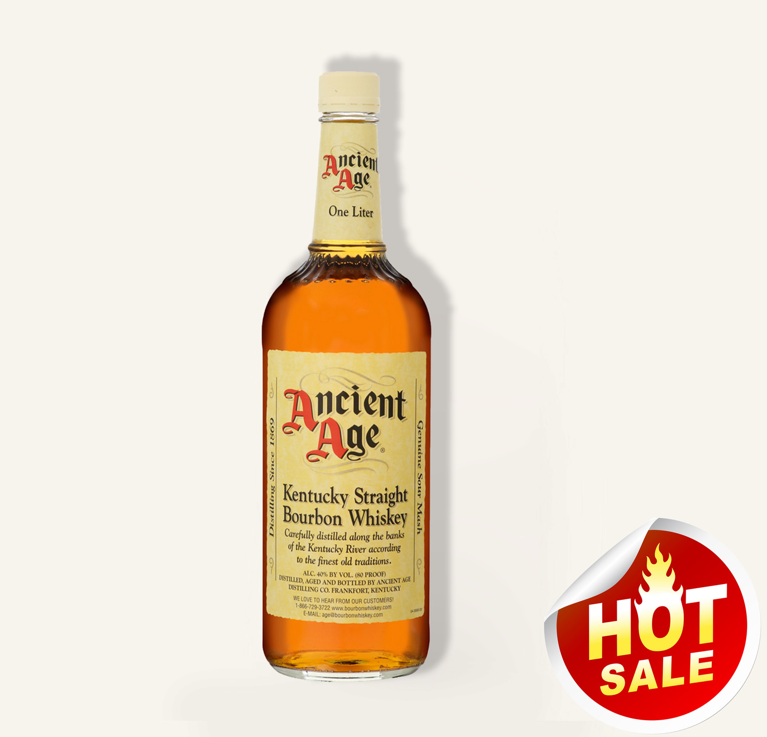 Ancient Age Bourbon 1L $18 FREE DELIVERY - Uncle Fossil Wine&Spirits