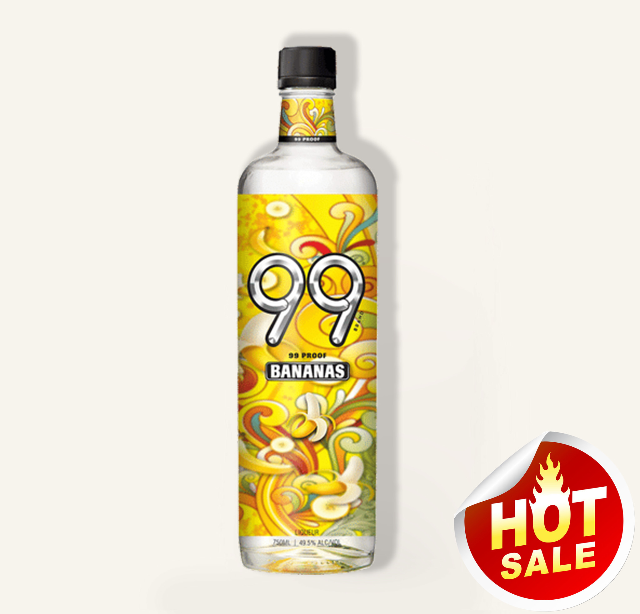 99 Proof Bananas 750ml 19 FREE DELIVERY Uncle Fossil Wine Spirits