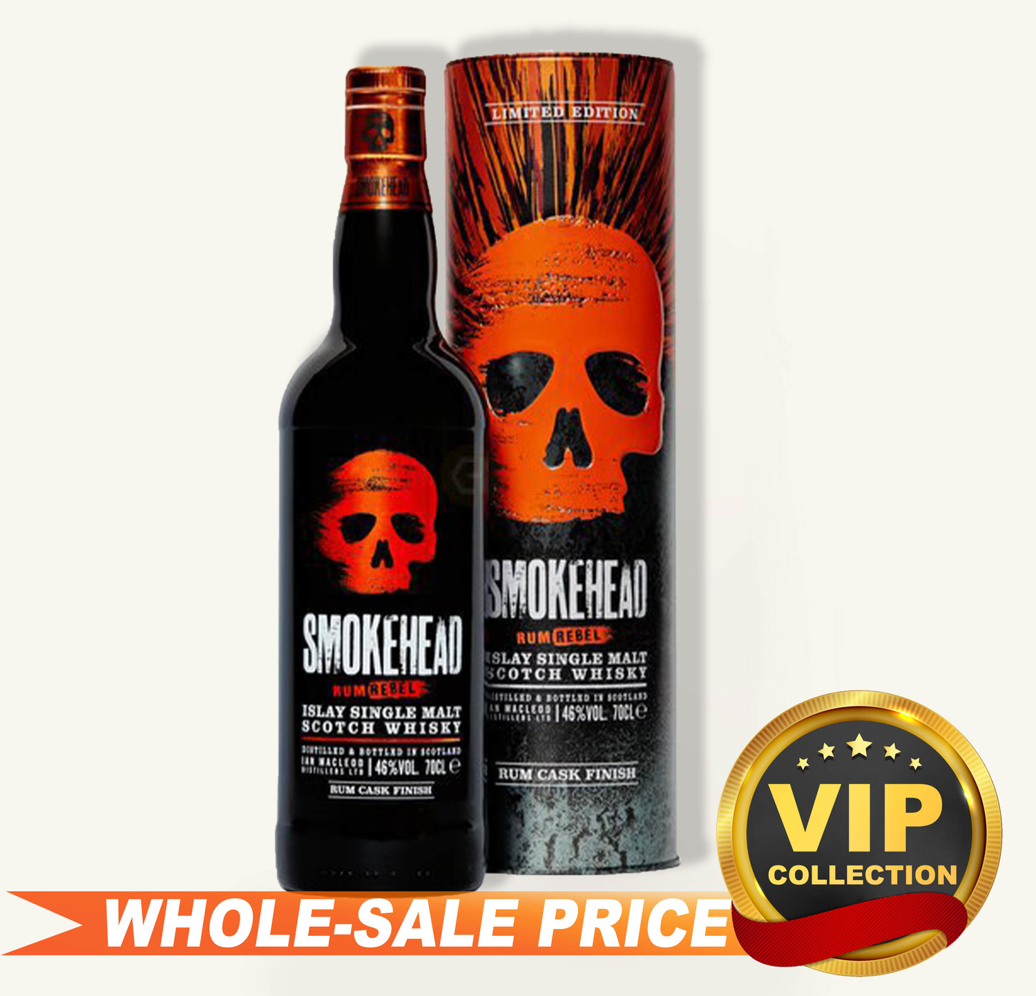 Smokehead Rum Rebel Islay Whisky 750ml $92 FREE DELIVERY - Uncle Fossil ...