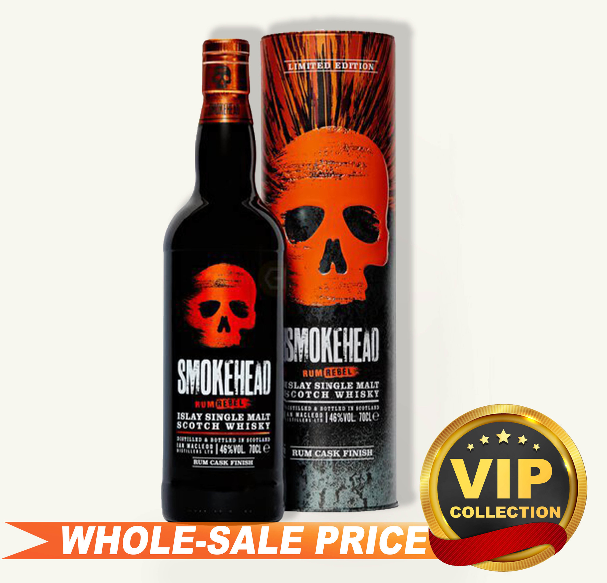 Smokehead Rum Rebel Islay Whisky 750ml $92 FREE DELIVERY - Uncle Fossil ...