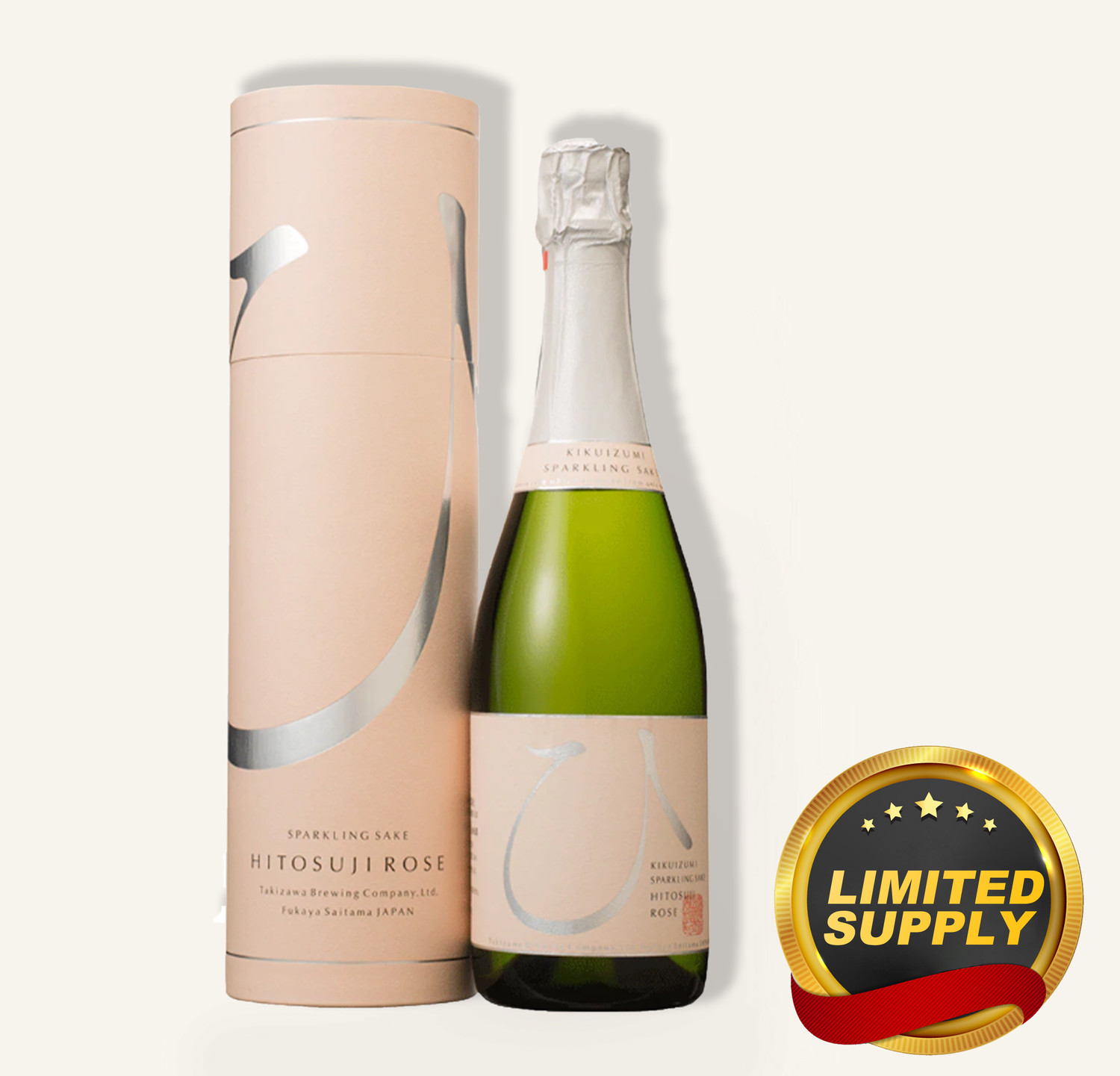 Kikuizumi Hitosuji Rose Sparkling Sake 菊泉 720ml $176 FREE DELIVERY ...