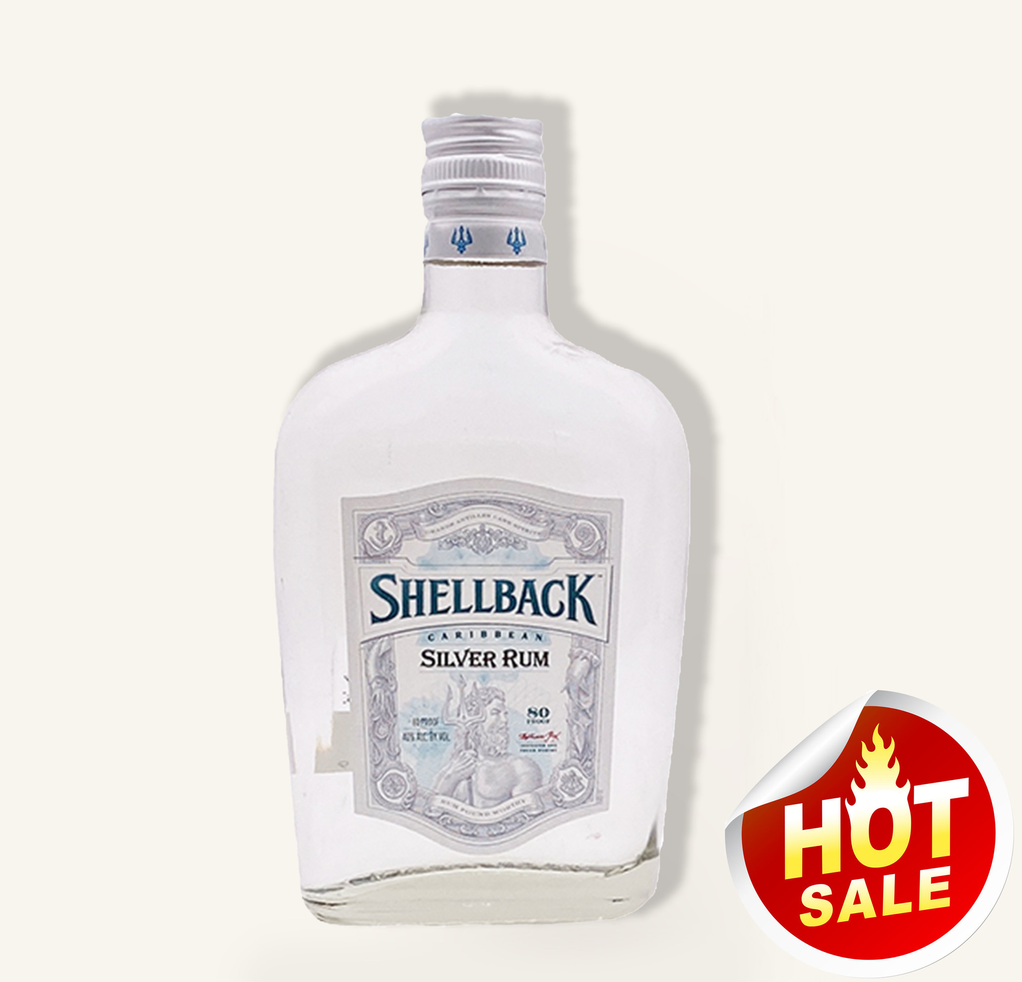 Shellback Caribbean Silver Rum 375ml $7 FREE DELIVERY - Uncle Fossil ...
