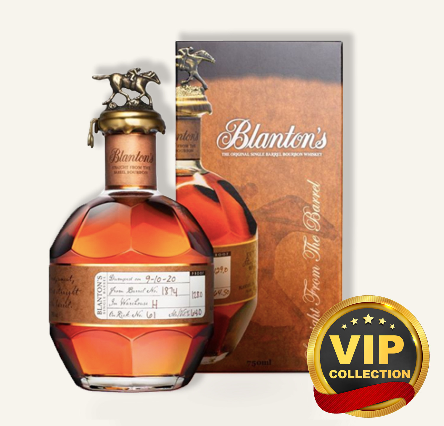 Blanton's Straight From The Barrel Bourbon Whiskey $389 FREE DELIVERY - Uncle Fossil Wine&Spirits