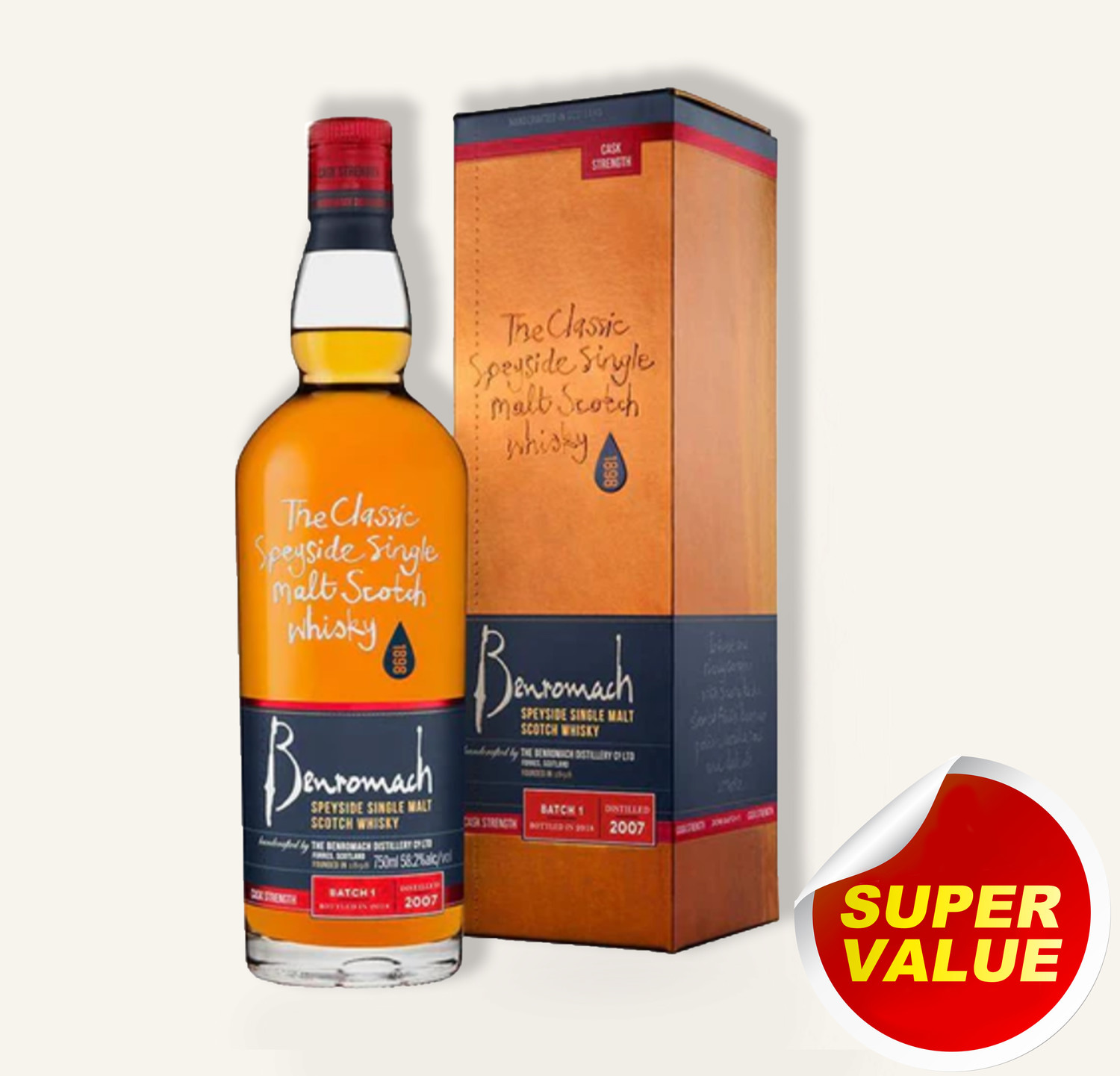 Benromach 11 Yr Cask Strength Batch 1 Single Malt Scotch Whisky ...