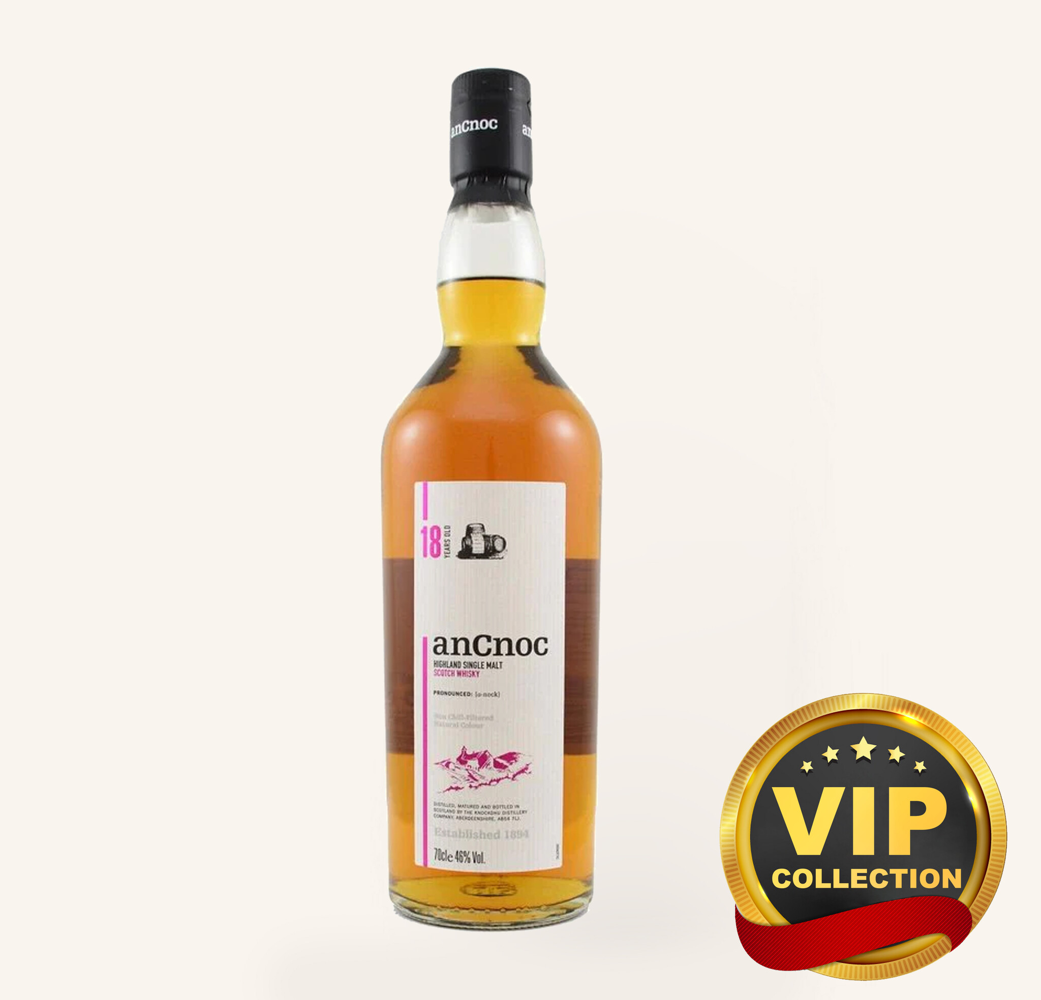 AnCnoc 18 Year Single Malt Scotch Highland Whisky 750ml $199 - Uncle ...