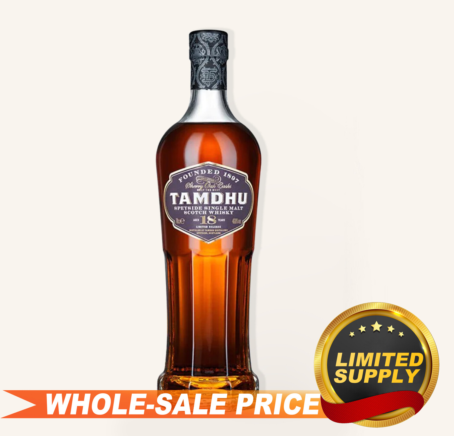 Tamdhu 18 Year Old Single Malt Scotch Whisky 750ml $259 - Uncle Fossil ...