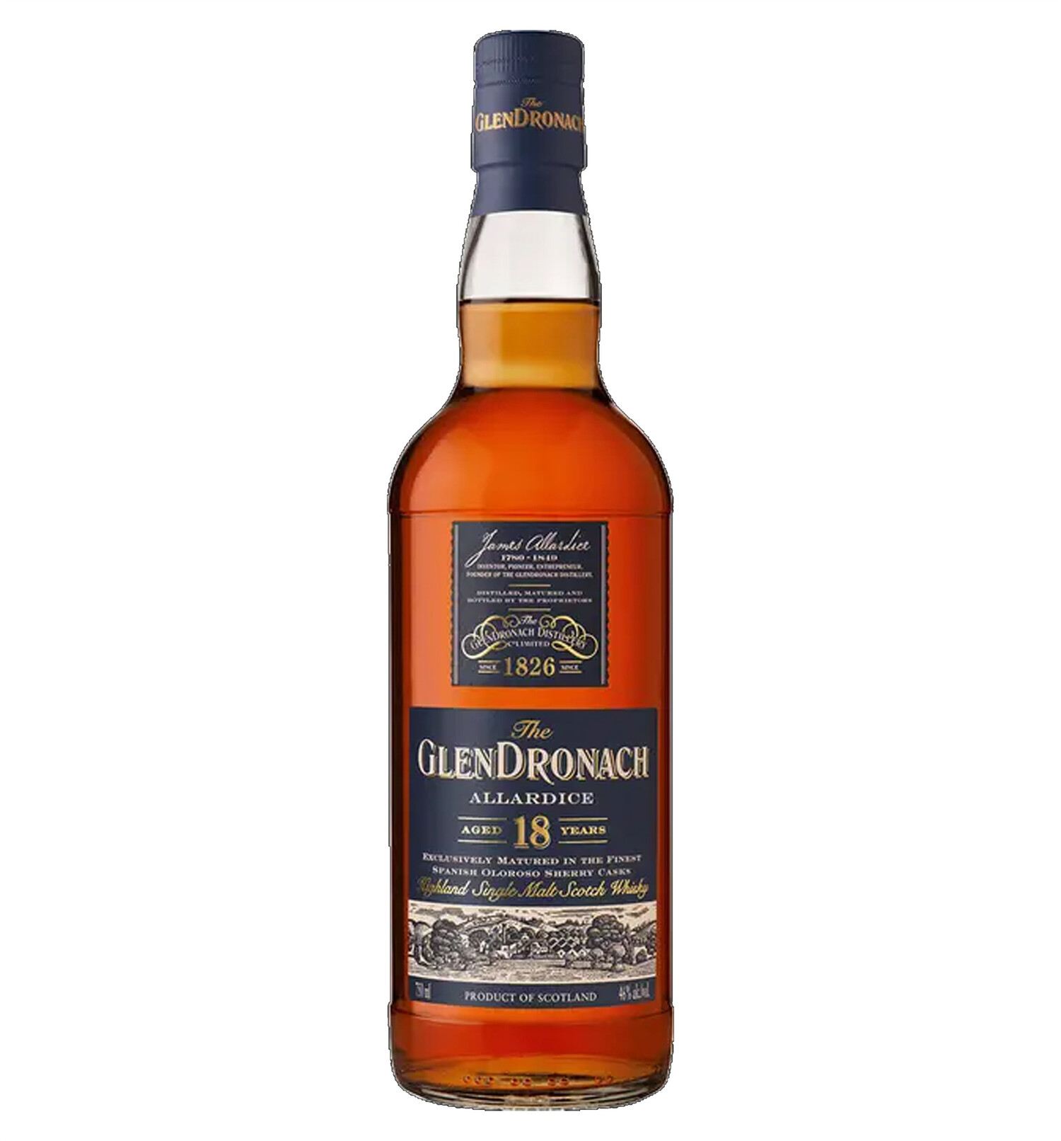 The Glendronach 18Yr Allardice Single Malt Scotch Whisky $219 - Uncle ...