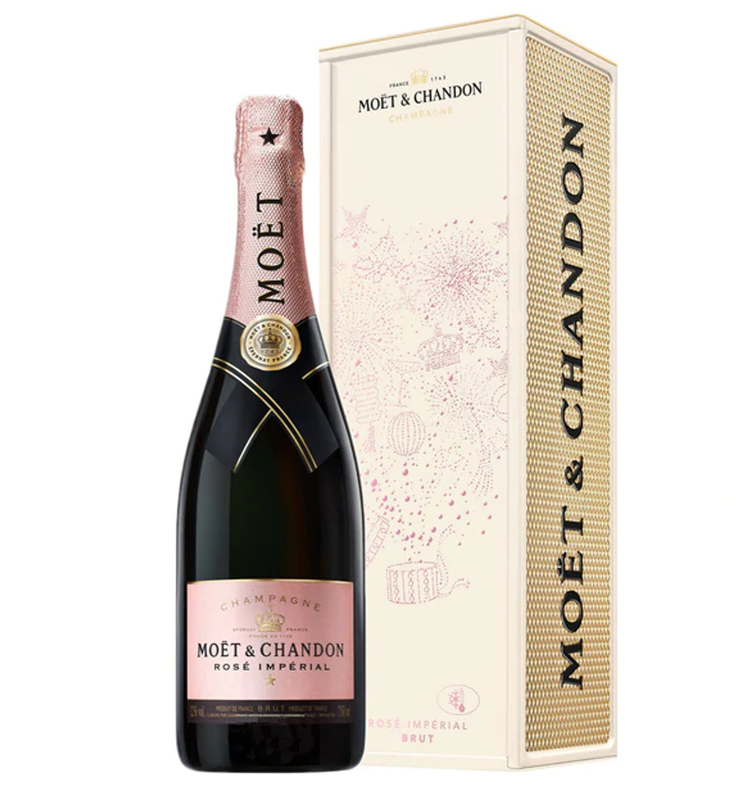 Moet & Chandon Champagne Brut Rose Imperial Gift Box 750ml $62 - Uncle Fossil Wine&Spirits