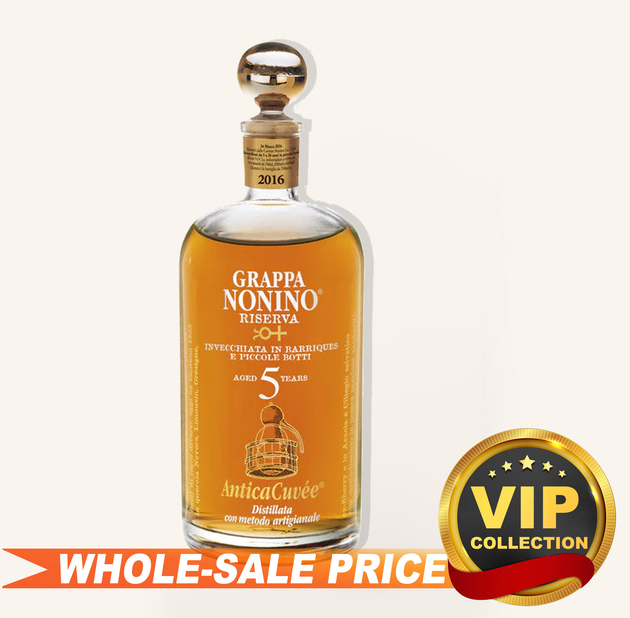 Nonino Grappa Riserva Antica Cuvee 750ml $148 - Uncle Fossil Wine&Spirits