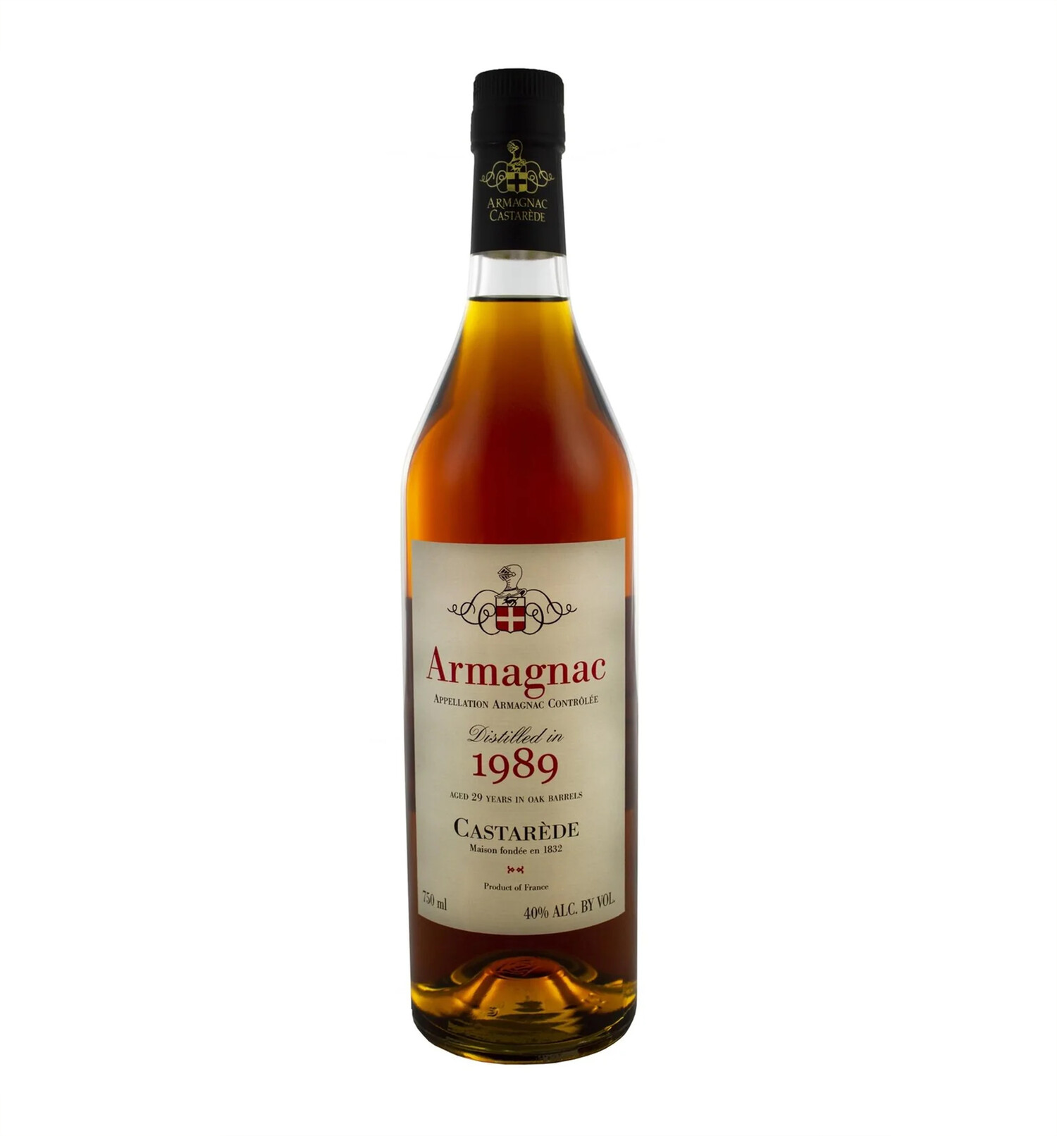 Castarede Armagnac 1989 27 Year 750ml $139 - Uncle Fossil Wine&Spirits