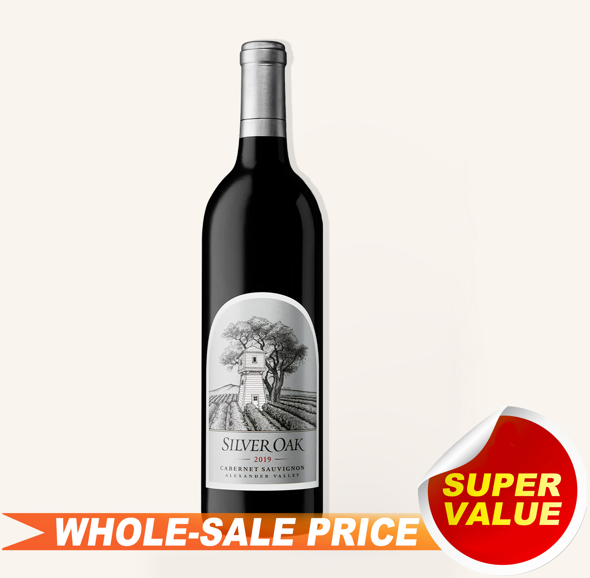 Silver Oak Alexander Valley Cabernet Sauvignon Red Wine 2019 750ml 85 Uncle Fossil Wine Spirits