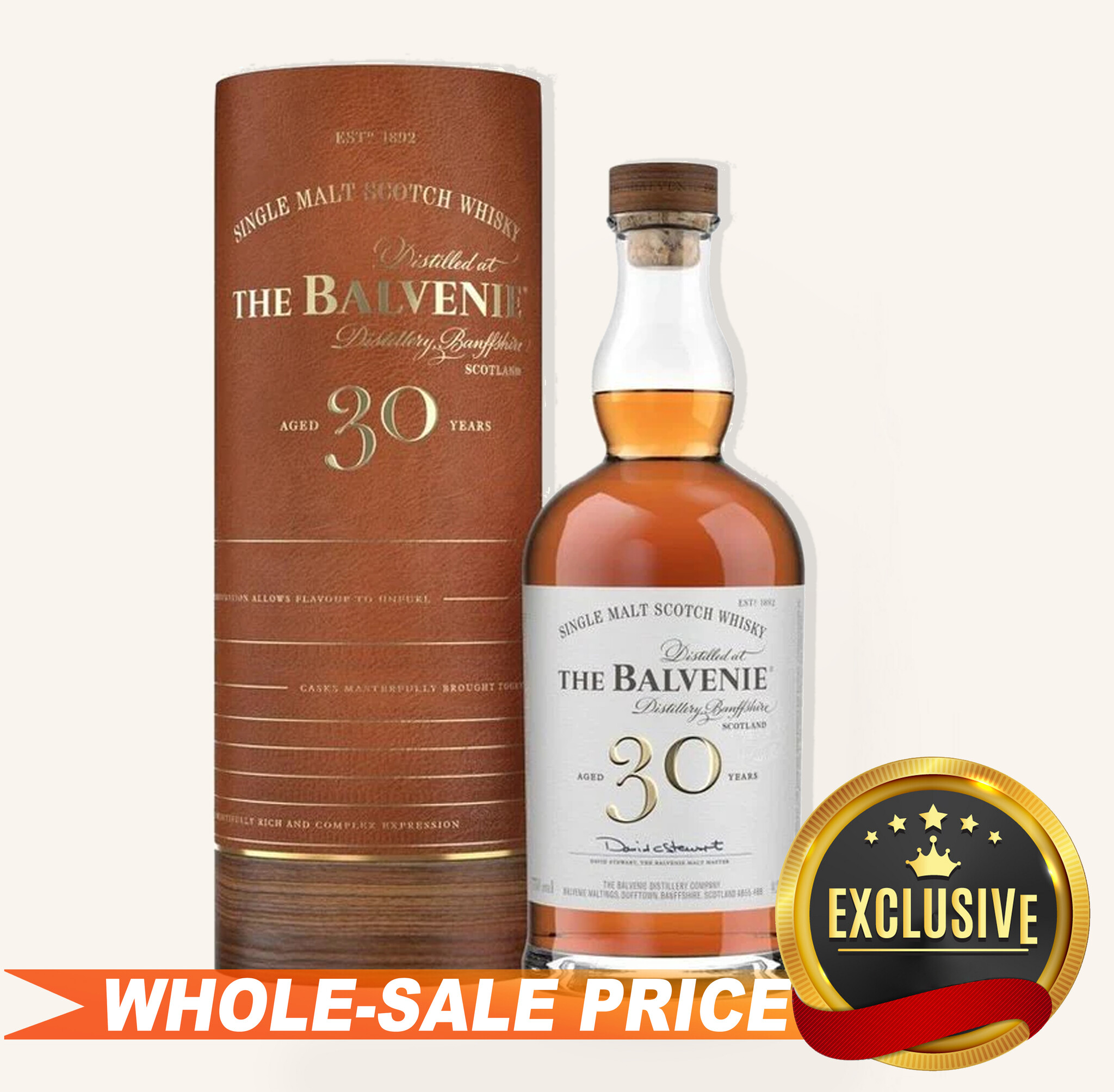 The Balvenie 30 Year Single Malt Scotch Rare Marriages 700ml $1788 ...
