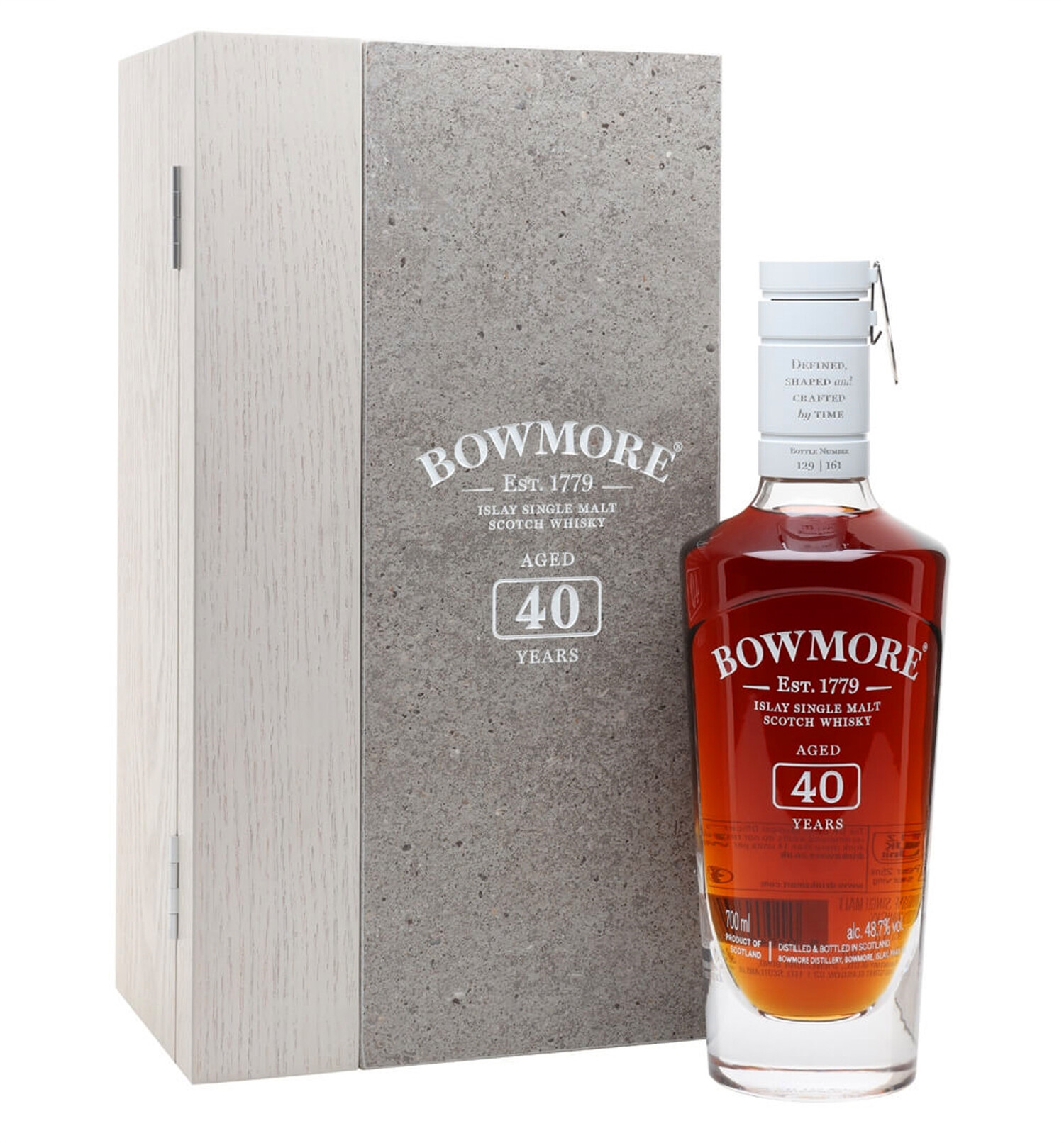 Bowmore 40Yrs Old Single Malt Scotch Whisky 90.2 Proof $7699 - Uncle ...
