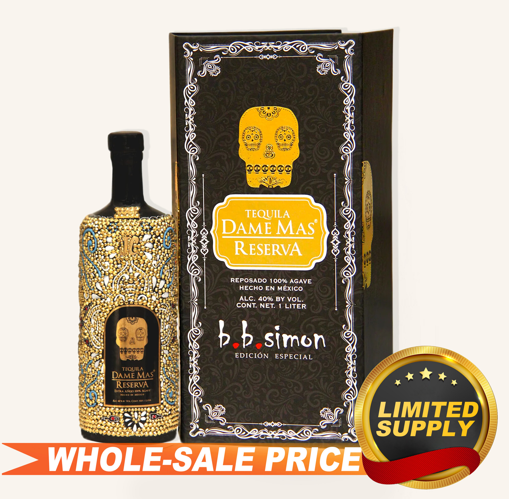 Dame Mas Reserva B.B. Simon Special Gold Edition Extra Anejo 1L $899 ...