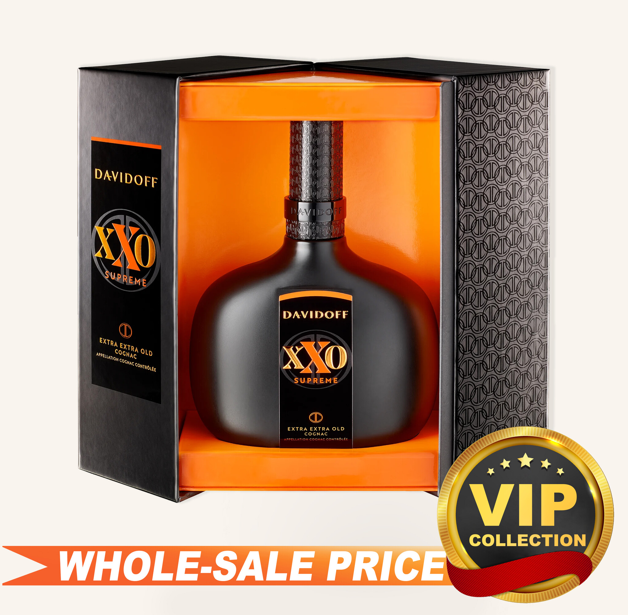 Davidoff Cognac Xxo Supreme Cognac 700ml $359 - Uncle Fossil Wine&Spirits