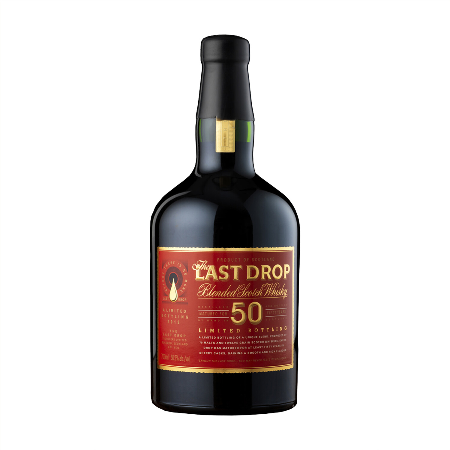 The Last Drop Distillers Blended Scotch Whisky 50 Yr 700ml $3199 ...