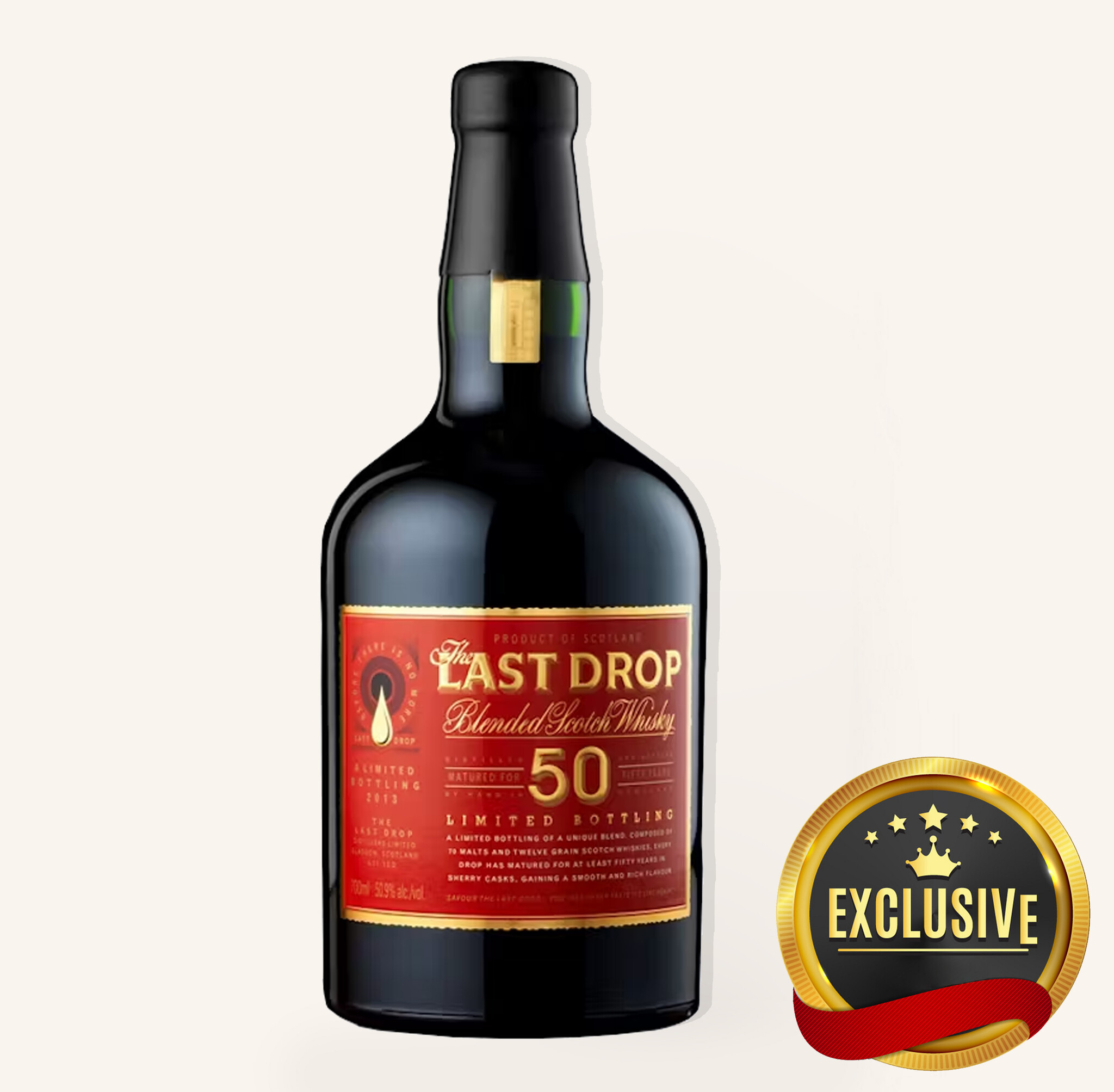 The Last Drop Distillers Blended Scotch Whisky 50 Yr 700ml $3199 ...