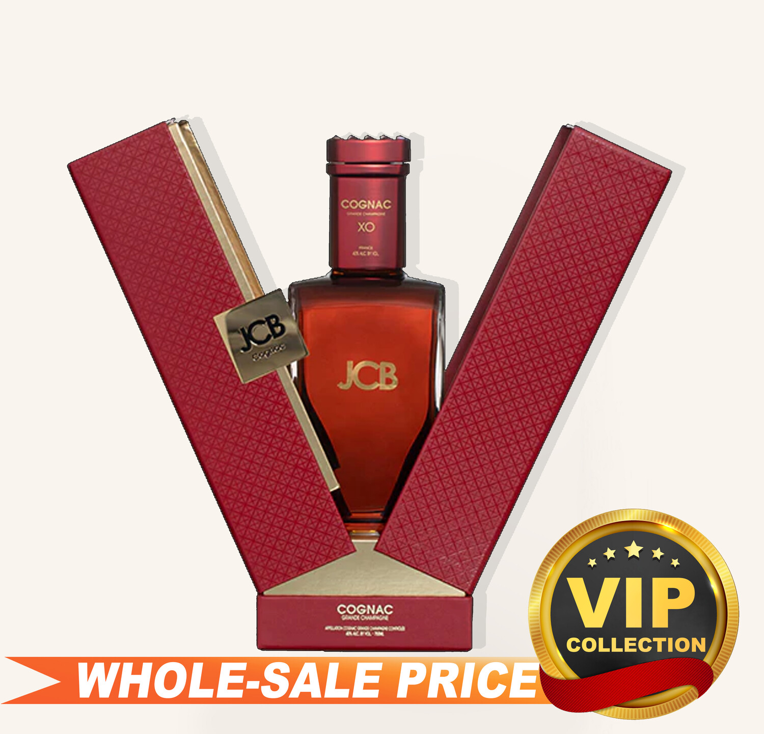 JCB Cognac XO750ml $639 - Uncle Fossil Wine&Spirits